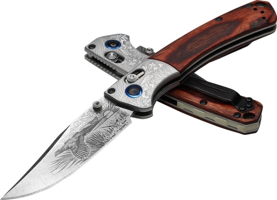BEN15085-2204 - Couteau BENCHMADE Pheasant Mini Crooked River Limited ... BEN15085-2204 - Couteau BENCHMADE Pheasant Mini Crooked River Limited ...
