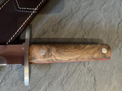 C113G - Dague de Chasse CUDEMAN Noyer Edition Limitée 100 Exemplaires I ...